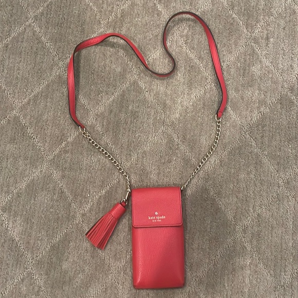 kate spade | Bags | Red Kate Spade Phone Purse | Poshmark